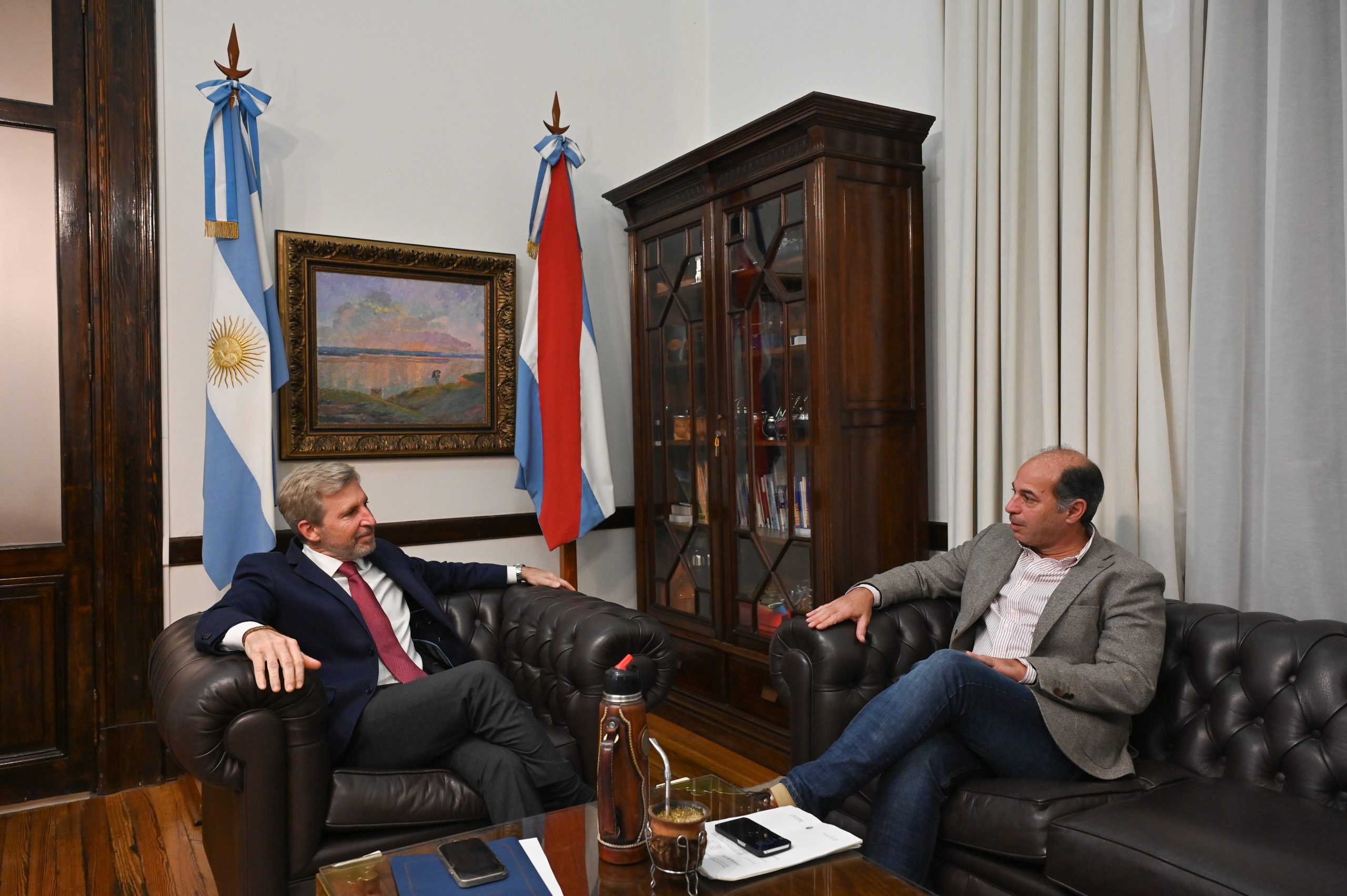 Rogelio Frigerio y Marcelo López analizaron la reforma previsional y el ...